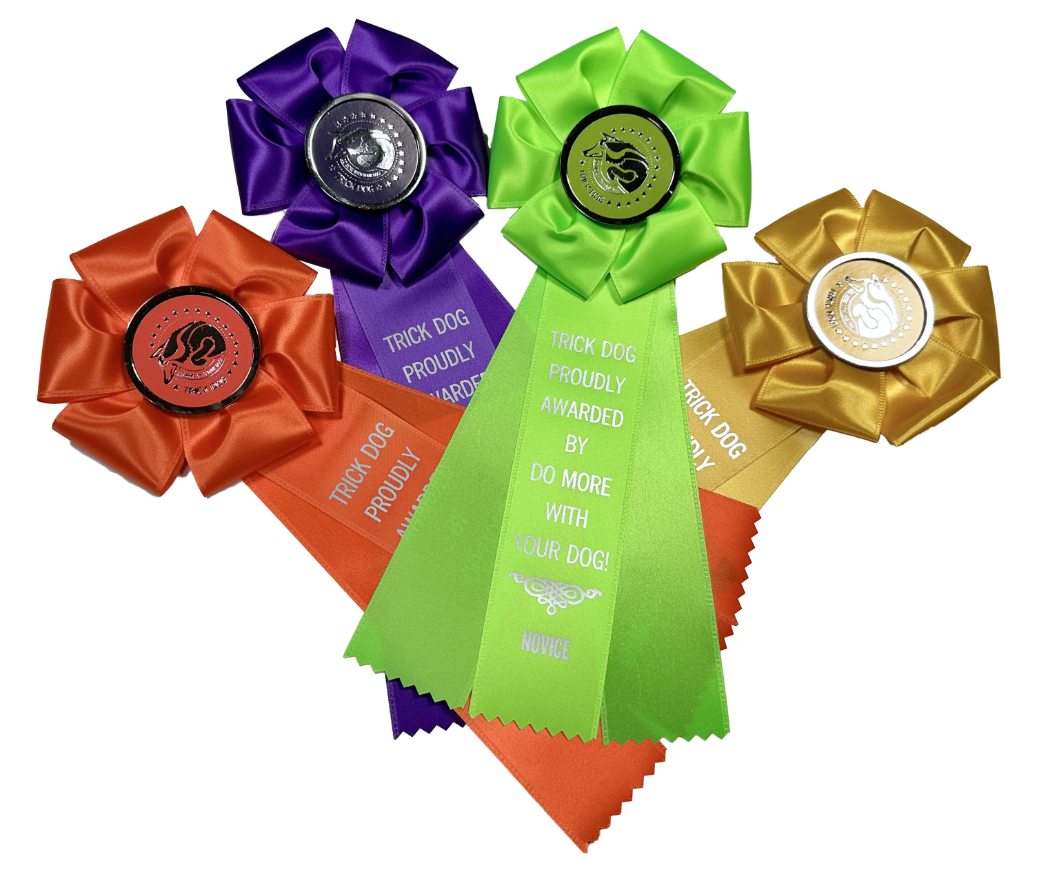 Trick Dog Rosettes (NTD,ITD,ATD,ETD) – Do More With Your Dog!
